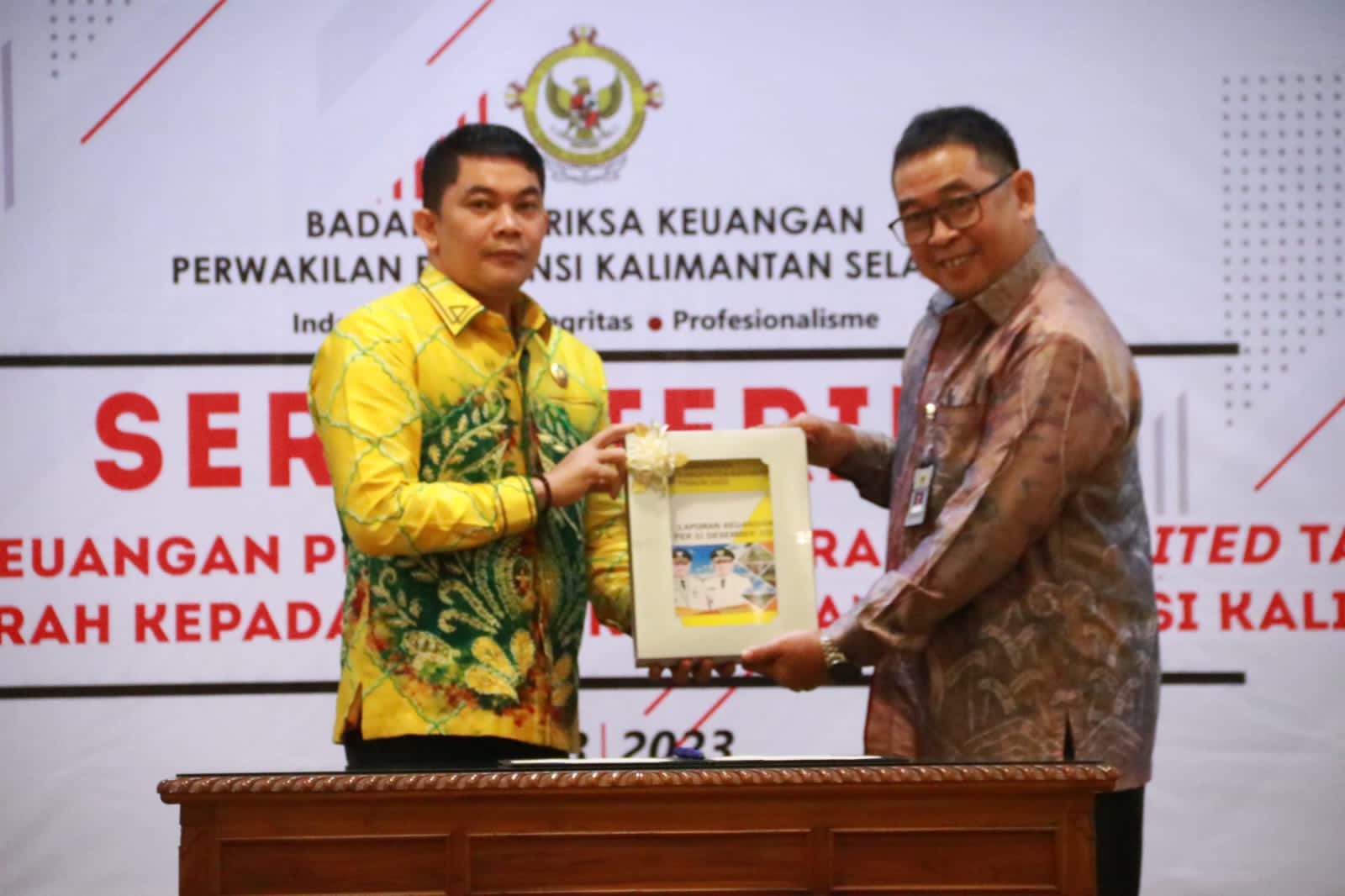 Kotabaru Serahkan LKPD Unaudited 2022 ke BPK RI Wilayah Provinsi Kalsel - lenteraKalimantan.com