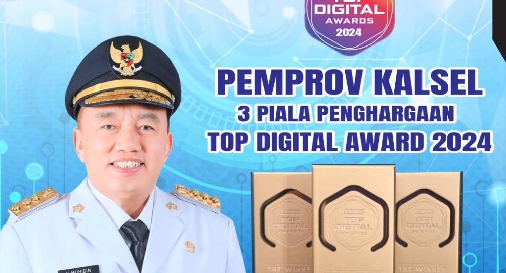 Plt Gubernur Kalsel Muhidin Raih Penghargaan Top Leader on Digital Implementation Majalah IT ...